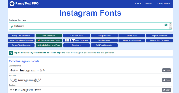 20 Best Instagram Font Generator for Stylish Text (2025) - Social Mention
