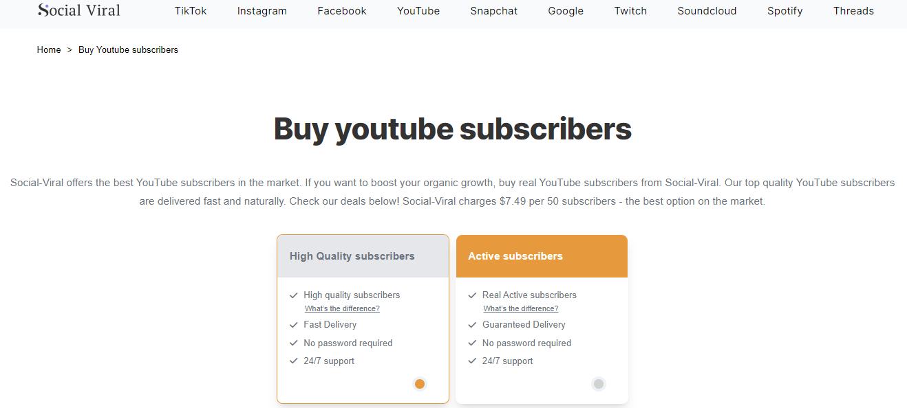17 Best Sites to Buy YouTube Subscribers (Real & Cheap)