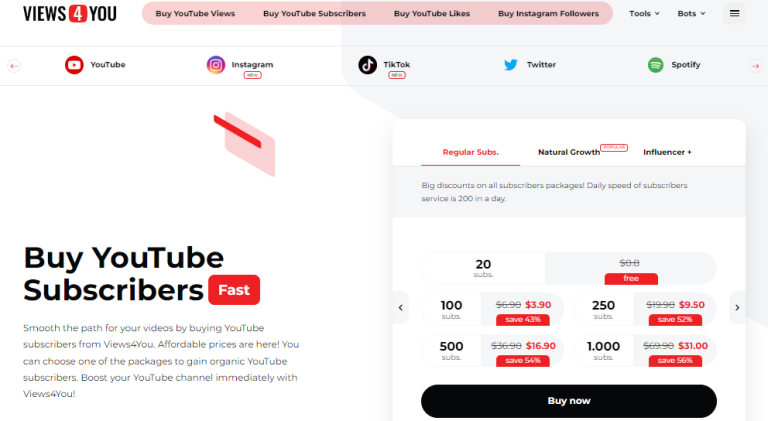 17 Best Sites to Buy YouTube Subscribers (Real & Cheap)
