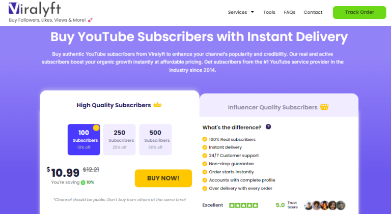 17 Best Sites to Buy YouTube Subscribers (Real & Cheap)