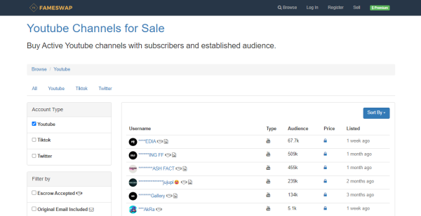 8 Best Sites to Buy YouTube Channels (Safe & Active) - Social Mention